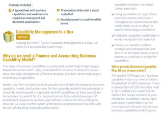 Finance and Accounting Business Capability Model | PDF | Business ...
