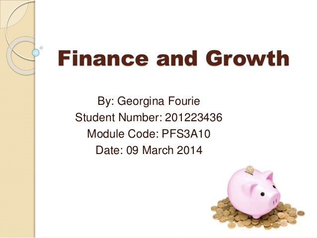 Finance and growth Grade 10