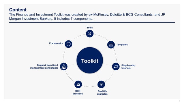 Finance and Investment Toolkit - Framework, Best Practices and ...