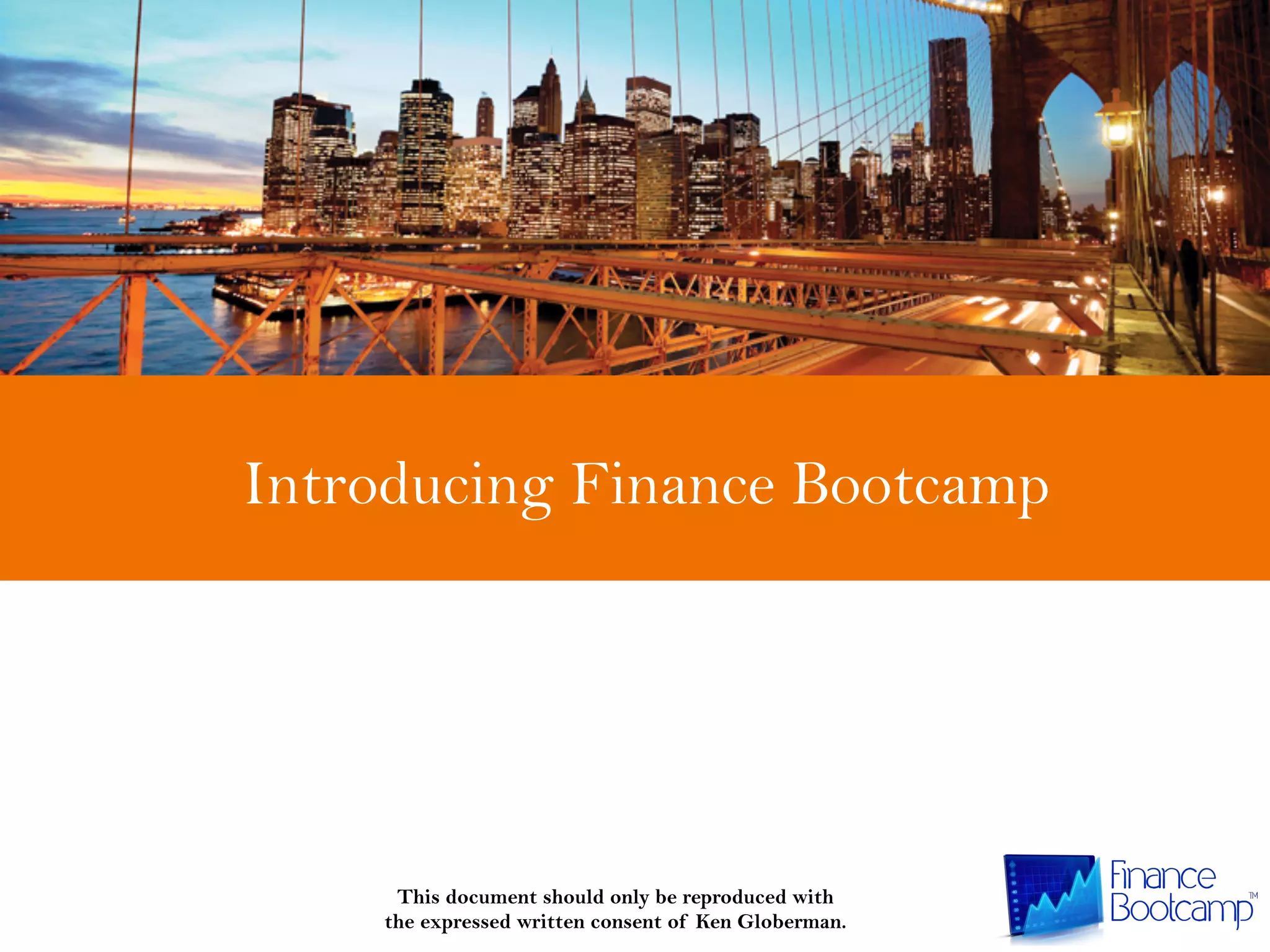 Introducing Finance Bootcamp: Critical finance skills for ALL ...