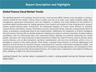 Finance Cloud Market PPT: Growth, Outlook, Demand, Keyplayer Analysis ...