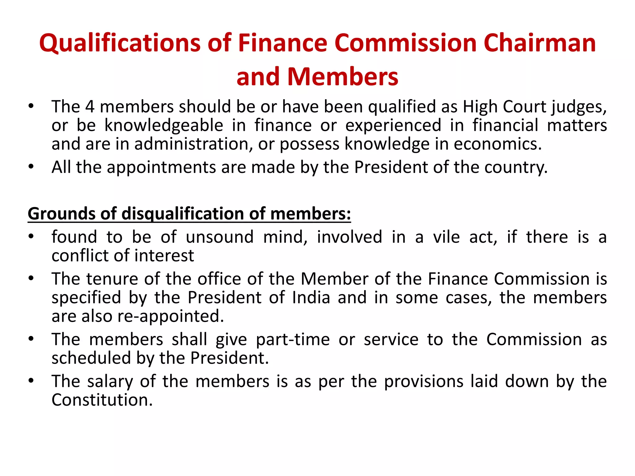 Finance Commissions in India.pptx