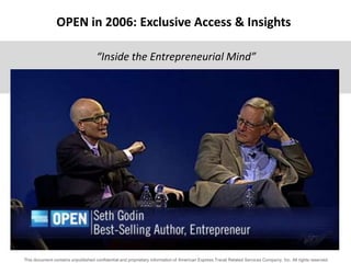 American Express OPEN: Announcing the new OPEN Forum by Scott Roen | PPTX