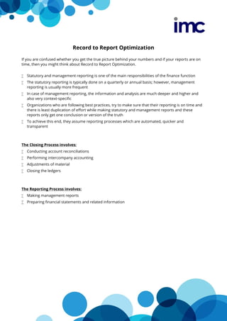 Finance Effectiveness Efficiency | PDF