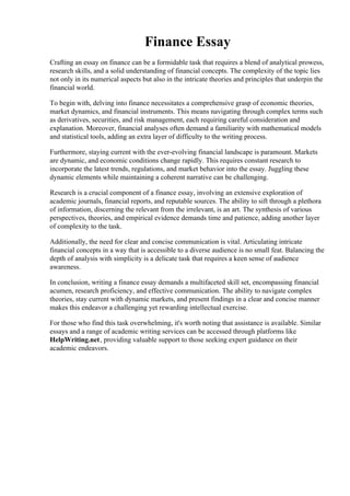 Finance Essay.pdf