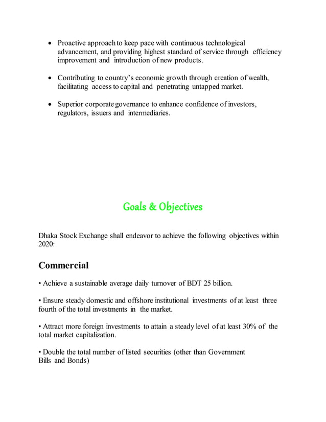 Dhaka Stock Exchange | PDF