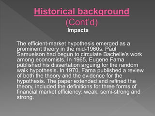 Efficient Market Hypothesis | PPT
