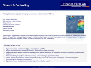 Get the best out of your finance organisation, an introduction to ...