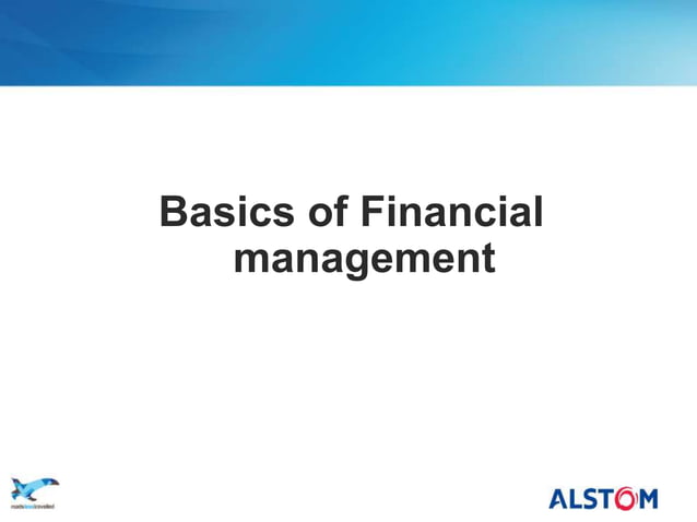 Finance for non finance | PPTX | Business Accounting & Finance | Business