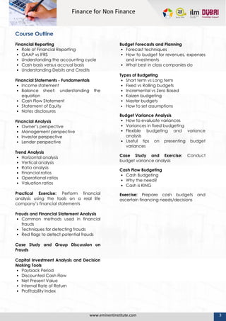 Finance for non finance | PDF