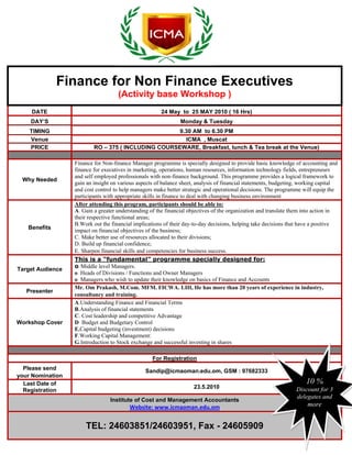 Finance For Non Finance Managers | PDF