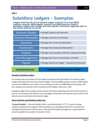 Finance - General Ledger Overview | PDF