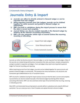 General Ledger Concepts | PDF