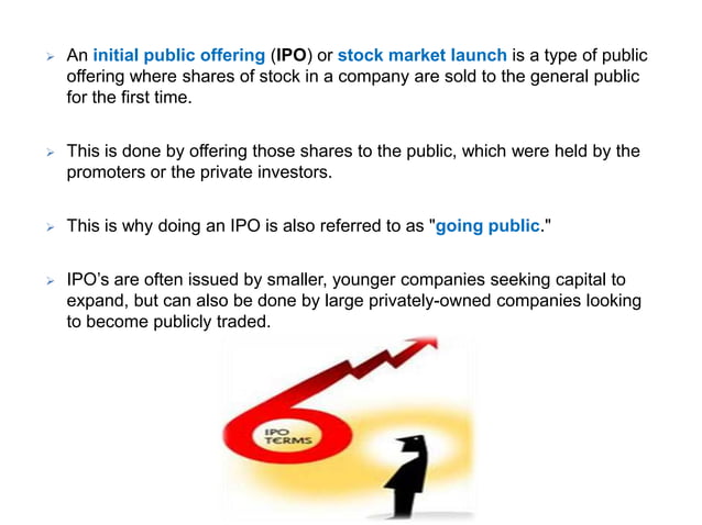 IPO | PPTX | Business Accounting & Finance | Business