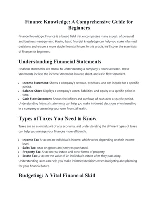 Finance Knowledge.pdf