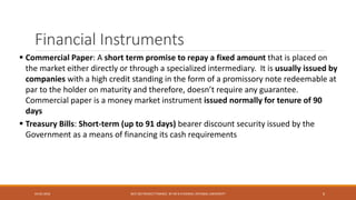 Financial Instruments & services | PDF