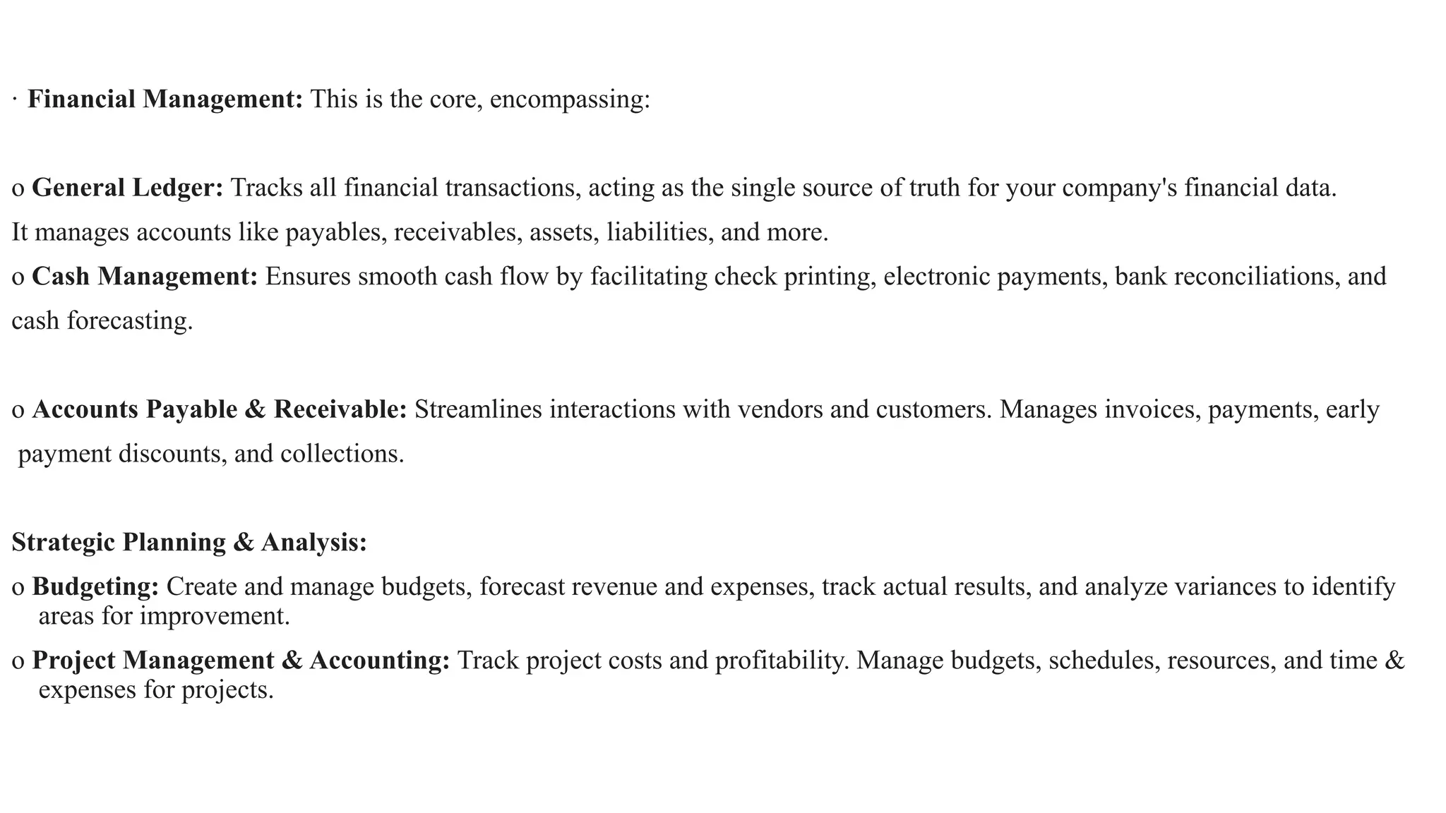 Finance Module about dynamcis ERP Modules | PPTX | Business Accounting ...