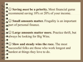 finance philosophy on money.ppt