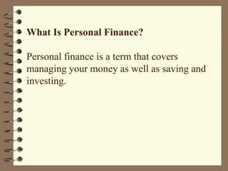 finance philosophy on money.ppt