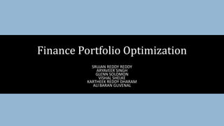 Portfolio Optimization | PPT