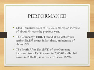 CEAt Finance ppt | PPTX