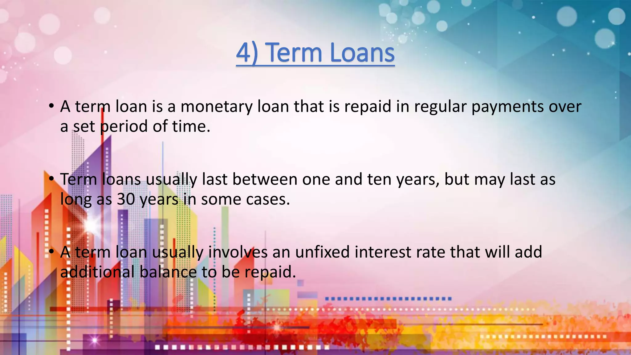 Long Term Sources of Finance Presentation | PPTX