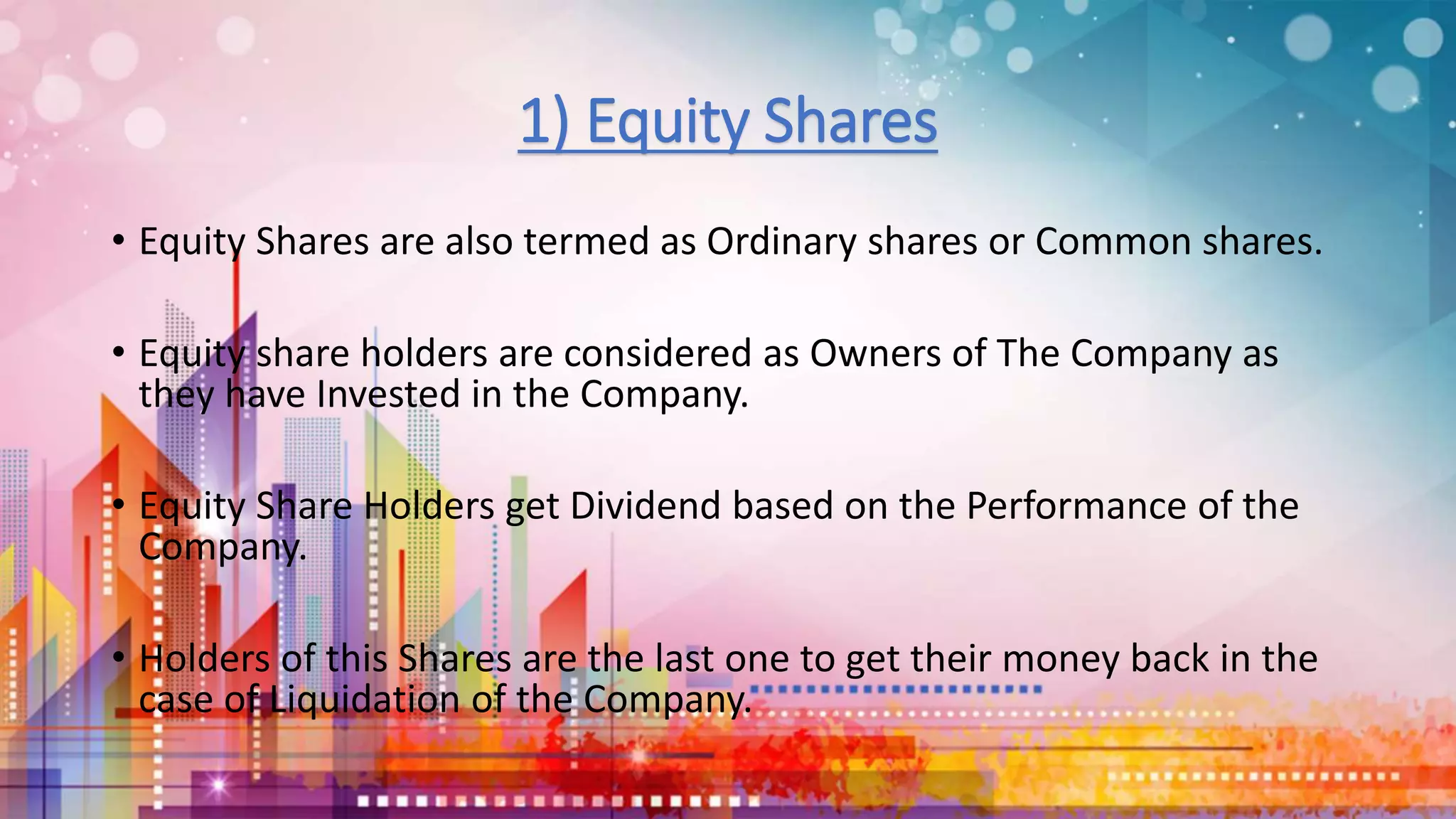Long Term Sources of Finance Presentation | PPTX