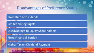 Long Term Sources of Finance Presentation | PPTX