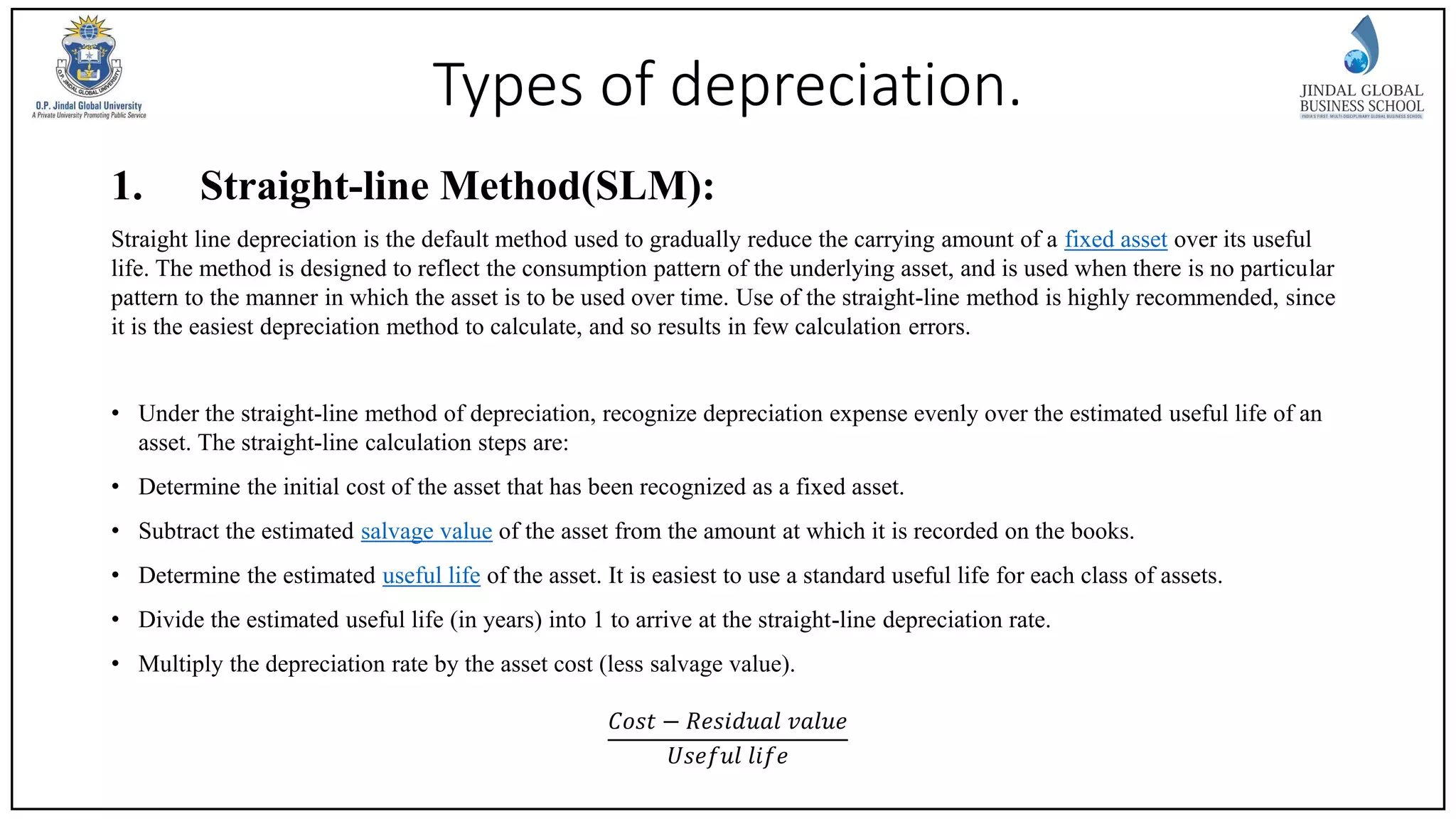 Finance presentation Depreciation | PDF