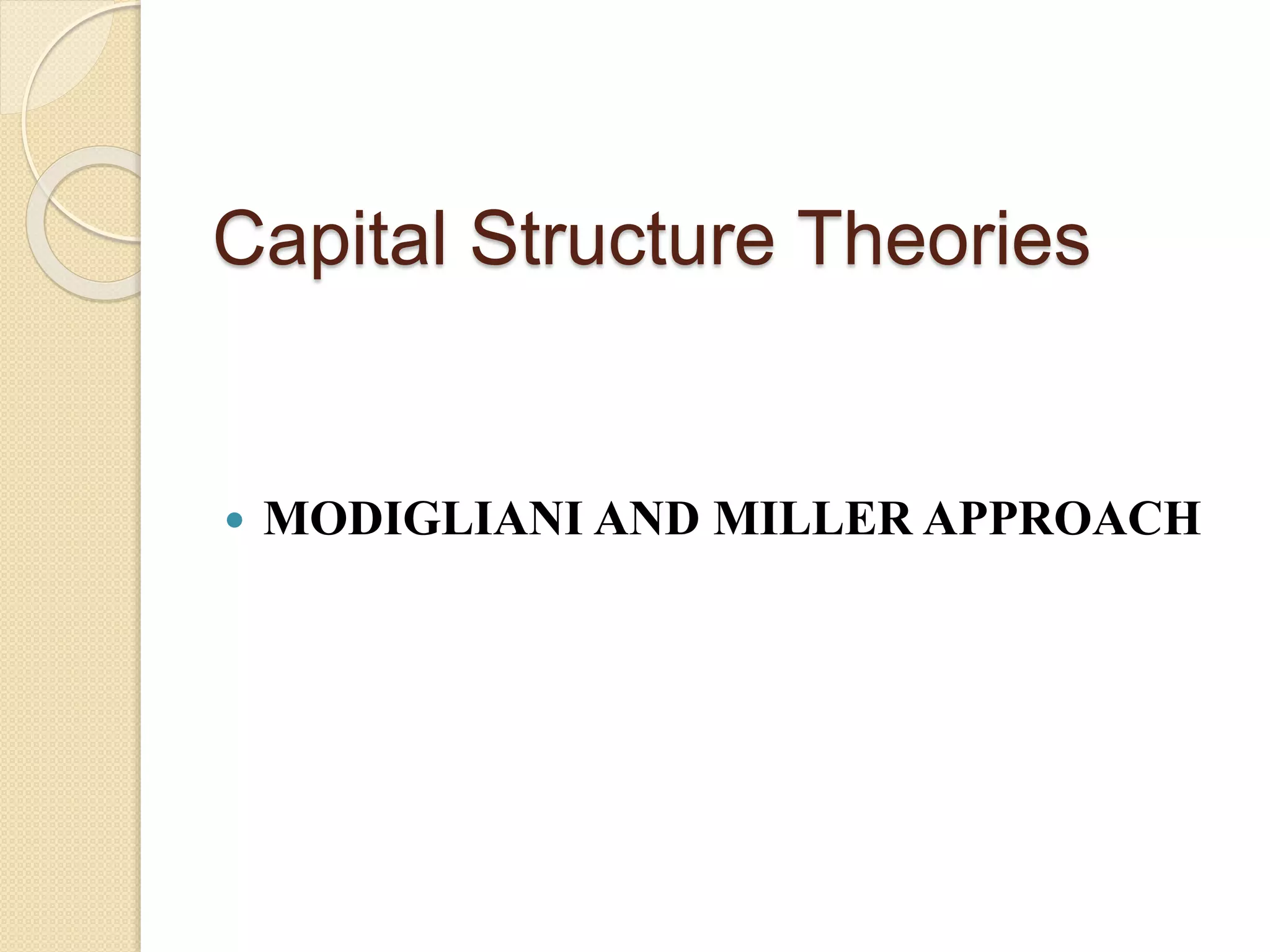capital structure | PPTX