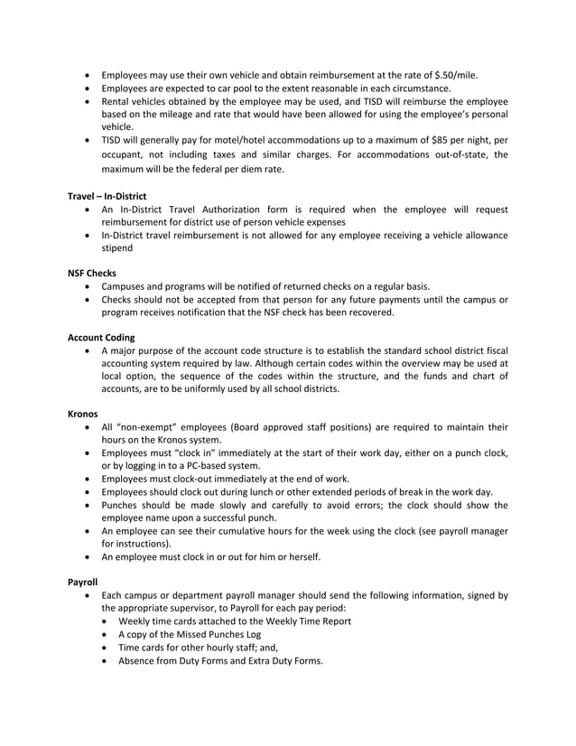 Finance standard operating_procedures | PDF