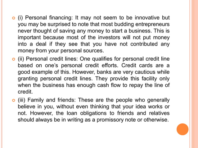 finance startup.pptx | Business Loans | Business Banking & Finance