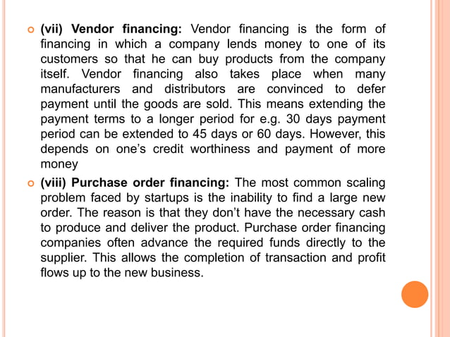 finance startup.pptx | Business Loans | Business Banking & Finance