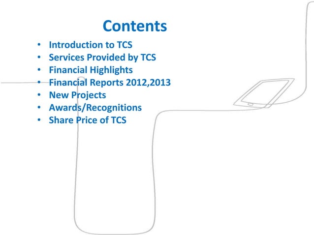 Financial analysis of TCS from BIMTECH | PPT