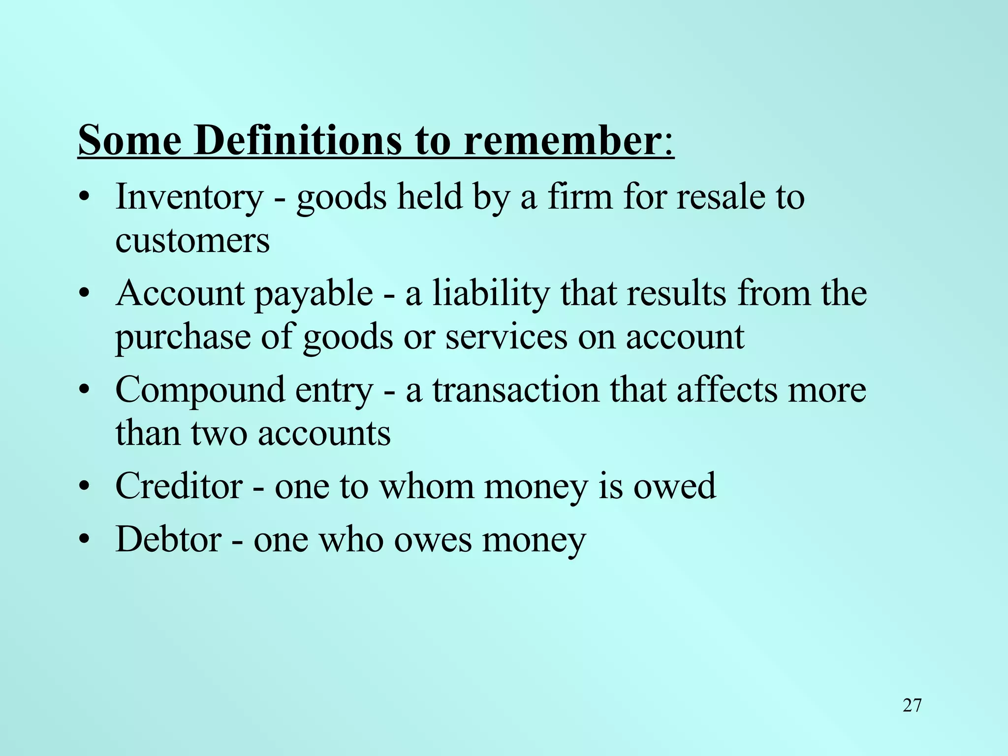 Financial Accounting | PPT