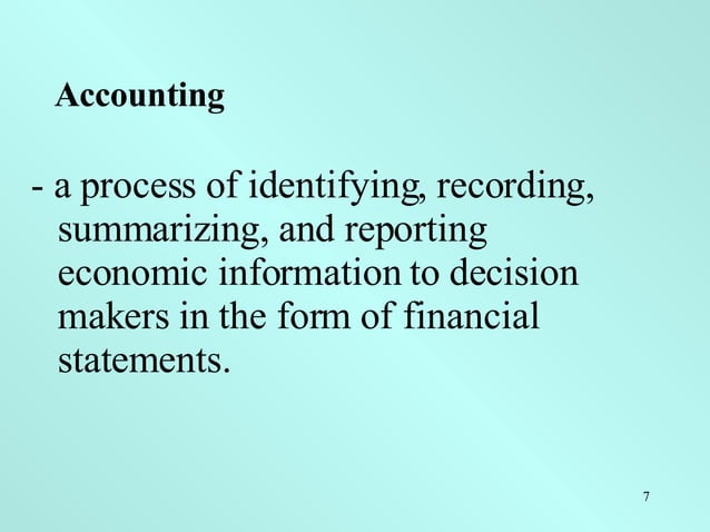 Financial Accounting | PPT