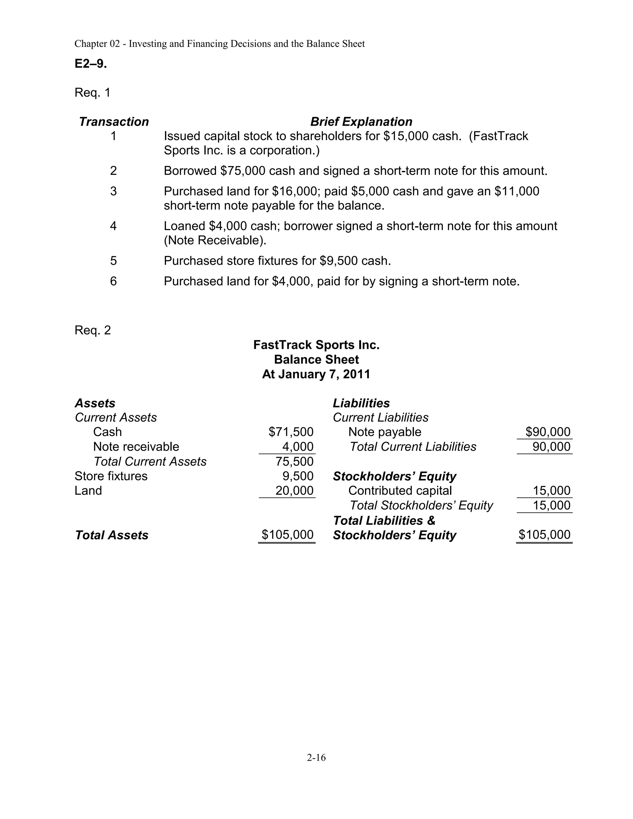 Financial Accounting 7th Edition Libby Solutions Manual | PDF