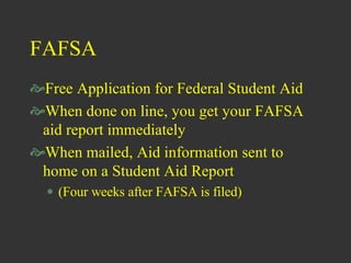 Financial Aid Presentation 07 | PPT