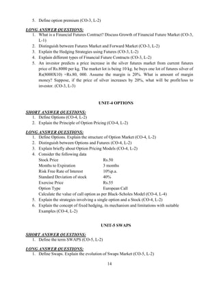 FINANCIAL-DERIVATIVES.pdf | Stocks and Bonds | Personal Investing