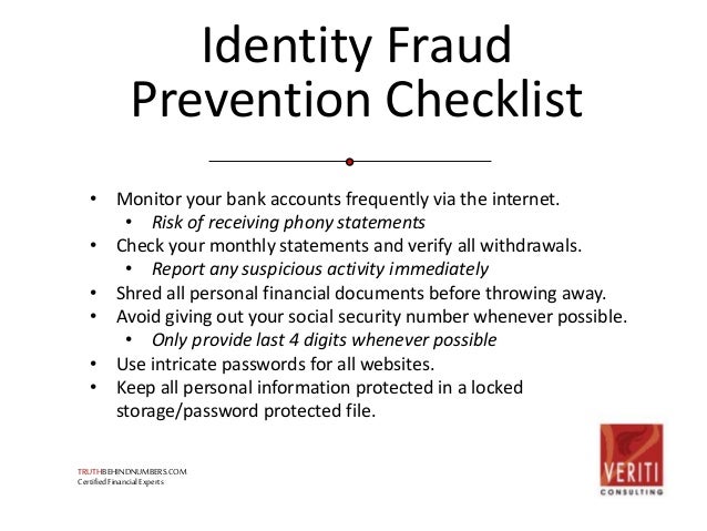 The Ultimate Financial Fraud Examination & Prevention Checklist