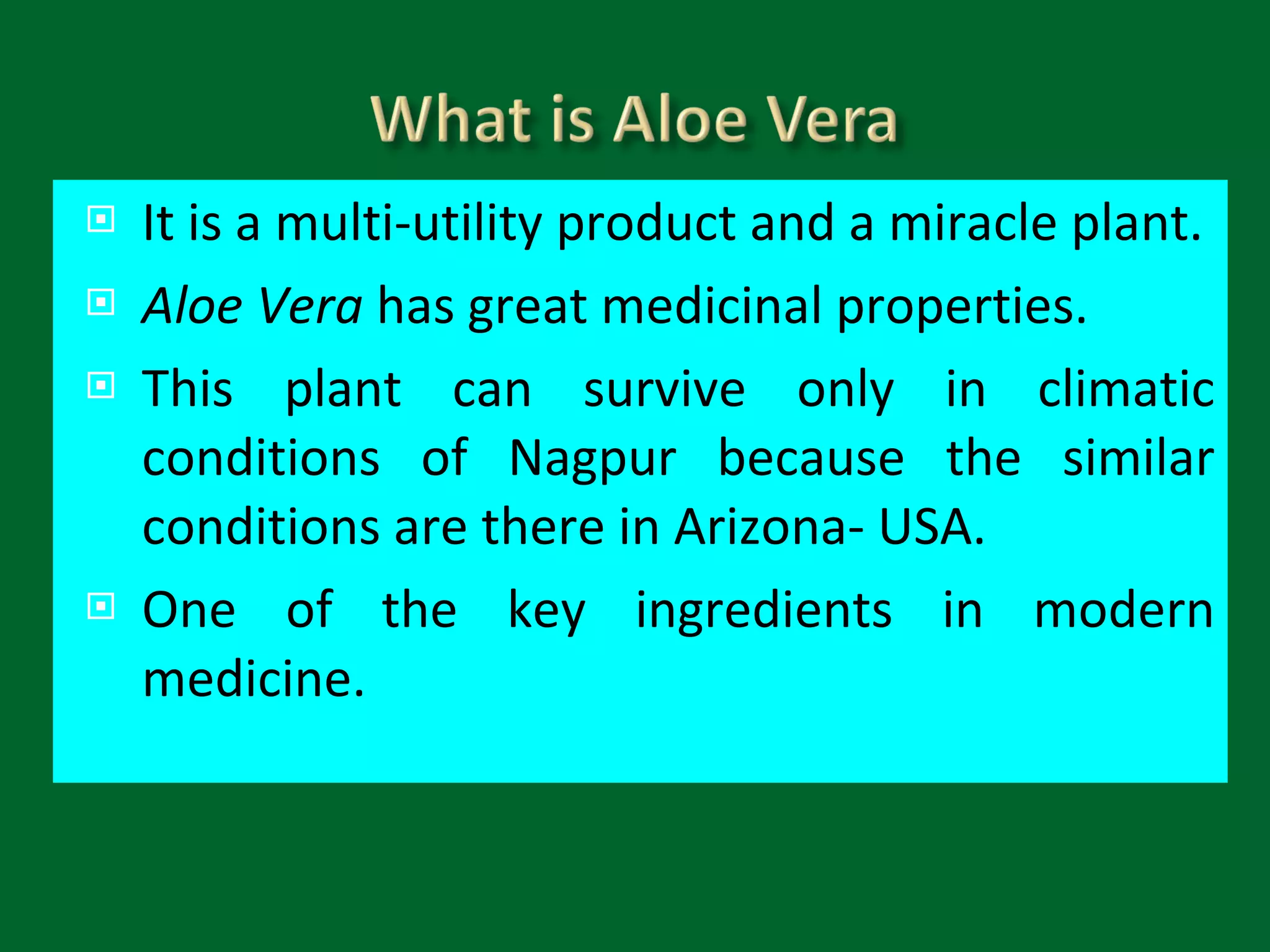 Financial Freedom Aloe Vera Ppt | PPT