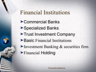 Financial Institution | PPT