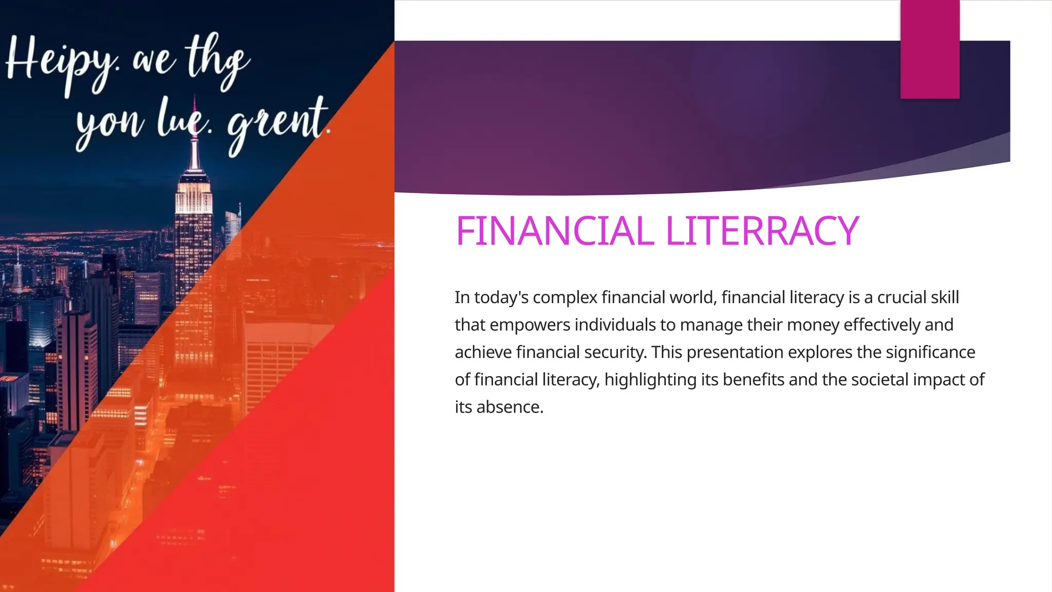 FINANCIAL-LITERACY THAT ]TALKS ABOUT BEING FINANCIAL LITERATE.pptx