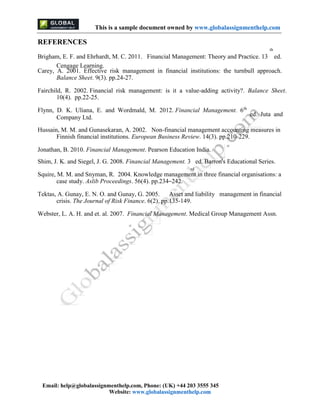 Financial Management Assignment Sample | PDF