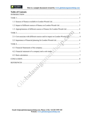 Financial Management Assignment Sample | PDF