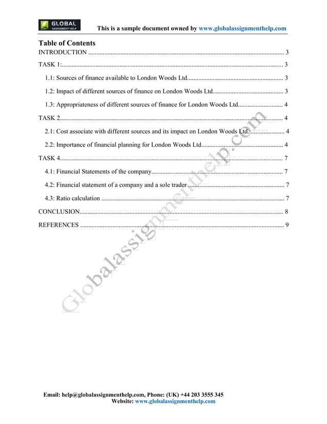 Financial Management Assignment Sample | PDF | Business Accounting ...