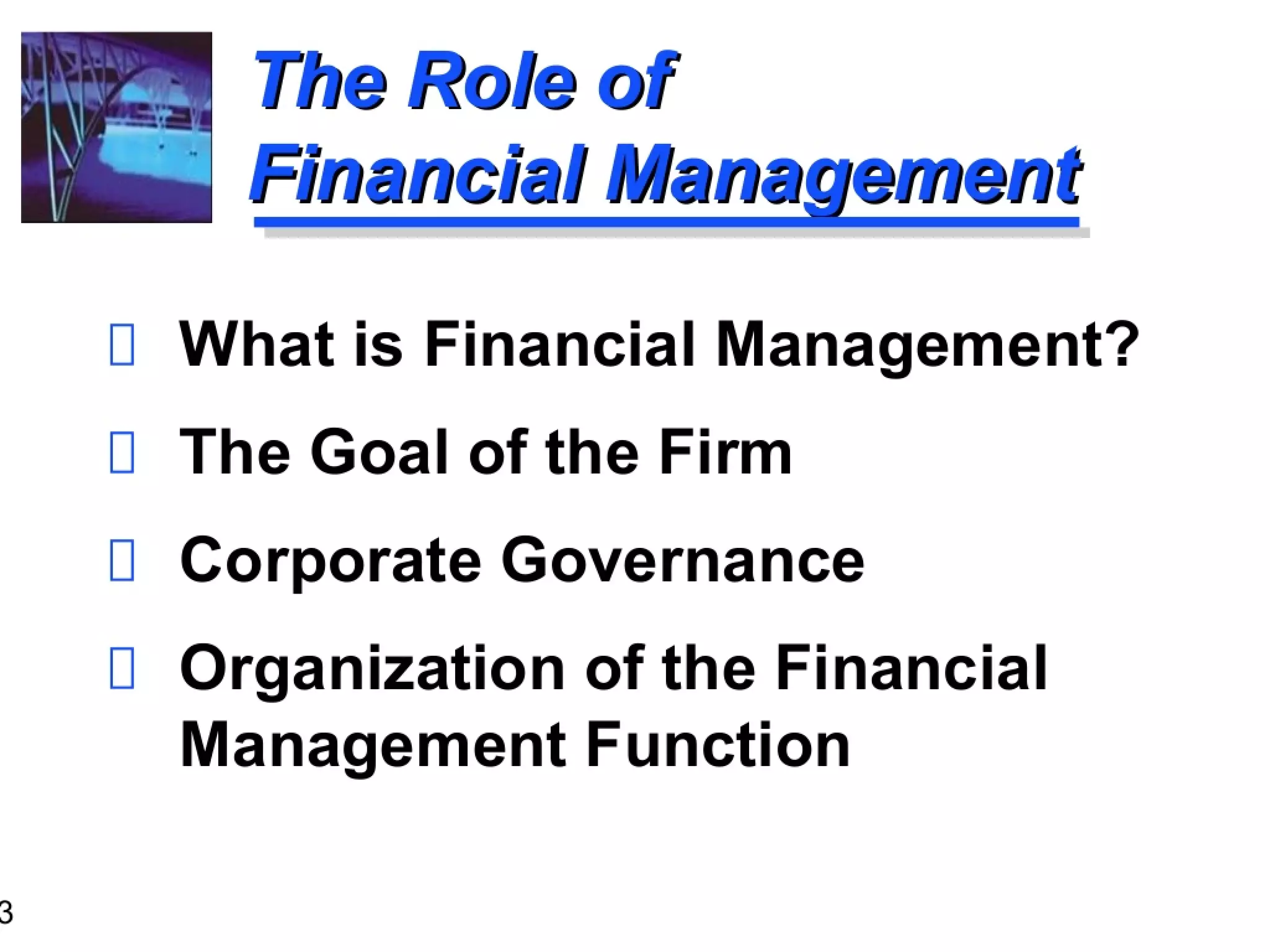 Financial management--principles-and-applications-11ed.-chapter-1 | PDF