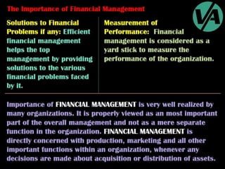 Importance of Financial Management | PPTX