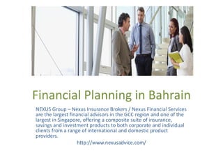 Financial planning in bahrain | PDF | Financial Industry | Industries
