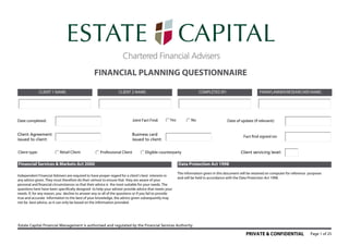 financial-planning-questionnaire.pdf final | PDF